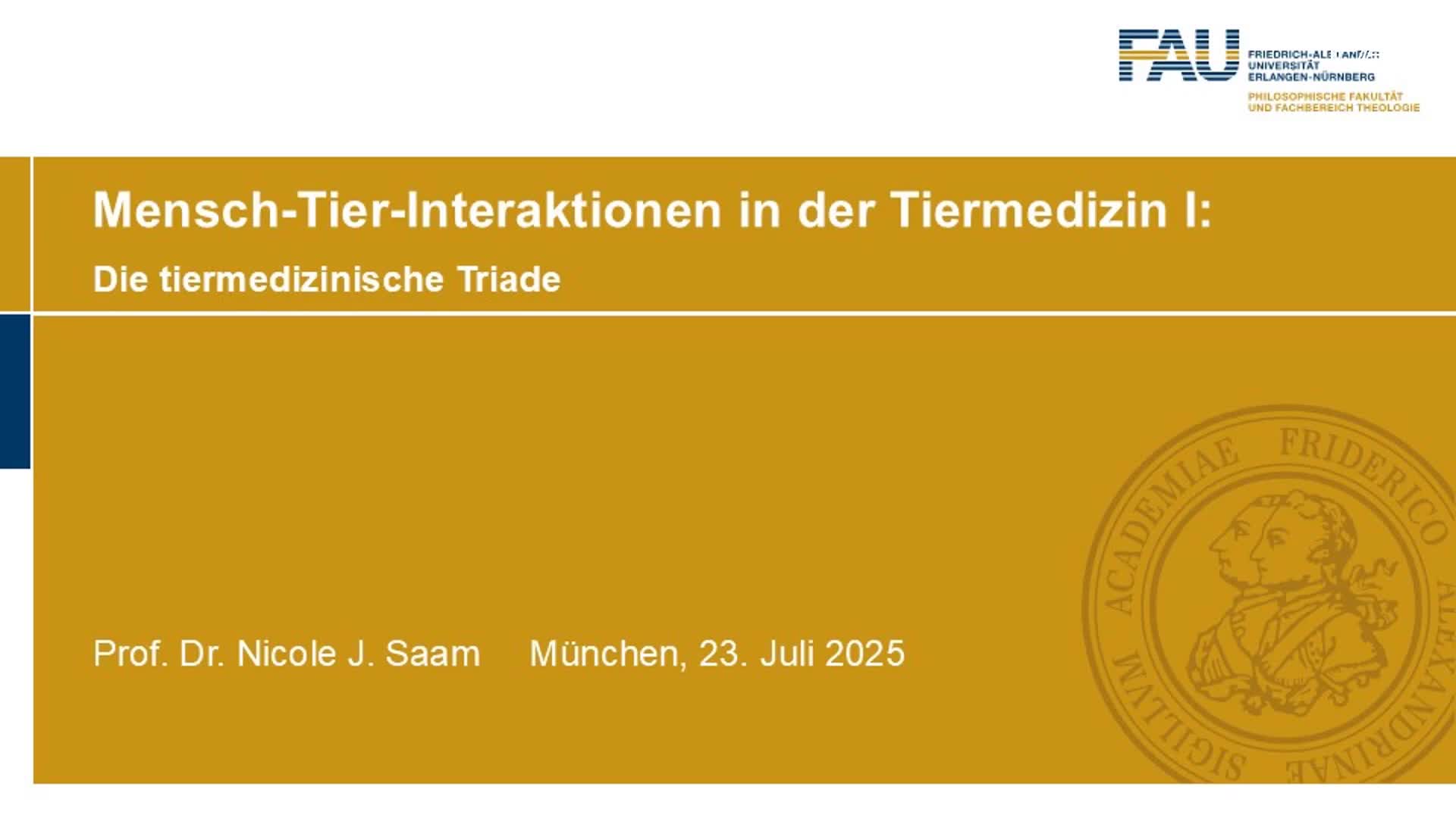 Das Videoportal der FAU